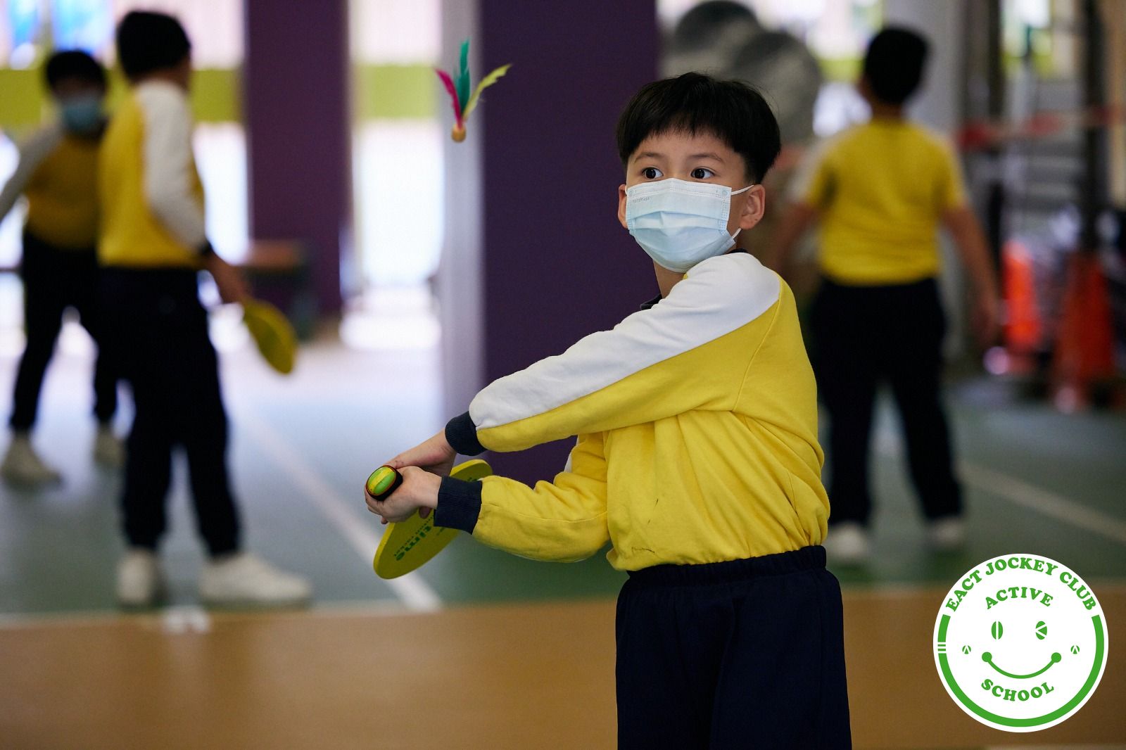 屯門官立小學 三葉球Tuen Mun Government Primary School Flipball – 精英運動員慈善基金賽馬會動感校園計劃